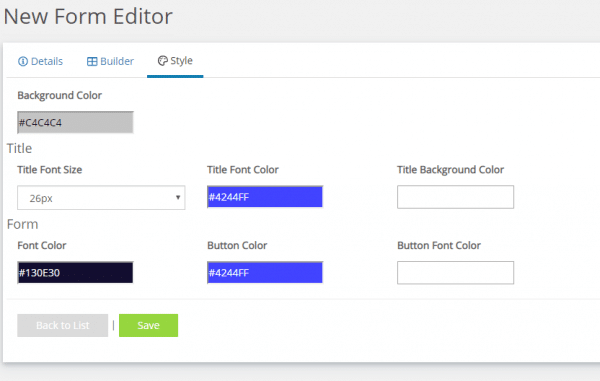 Form Editor Updates - Campaign Deputy
