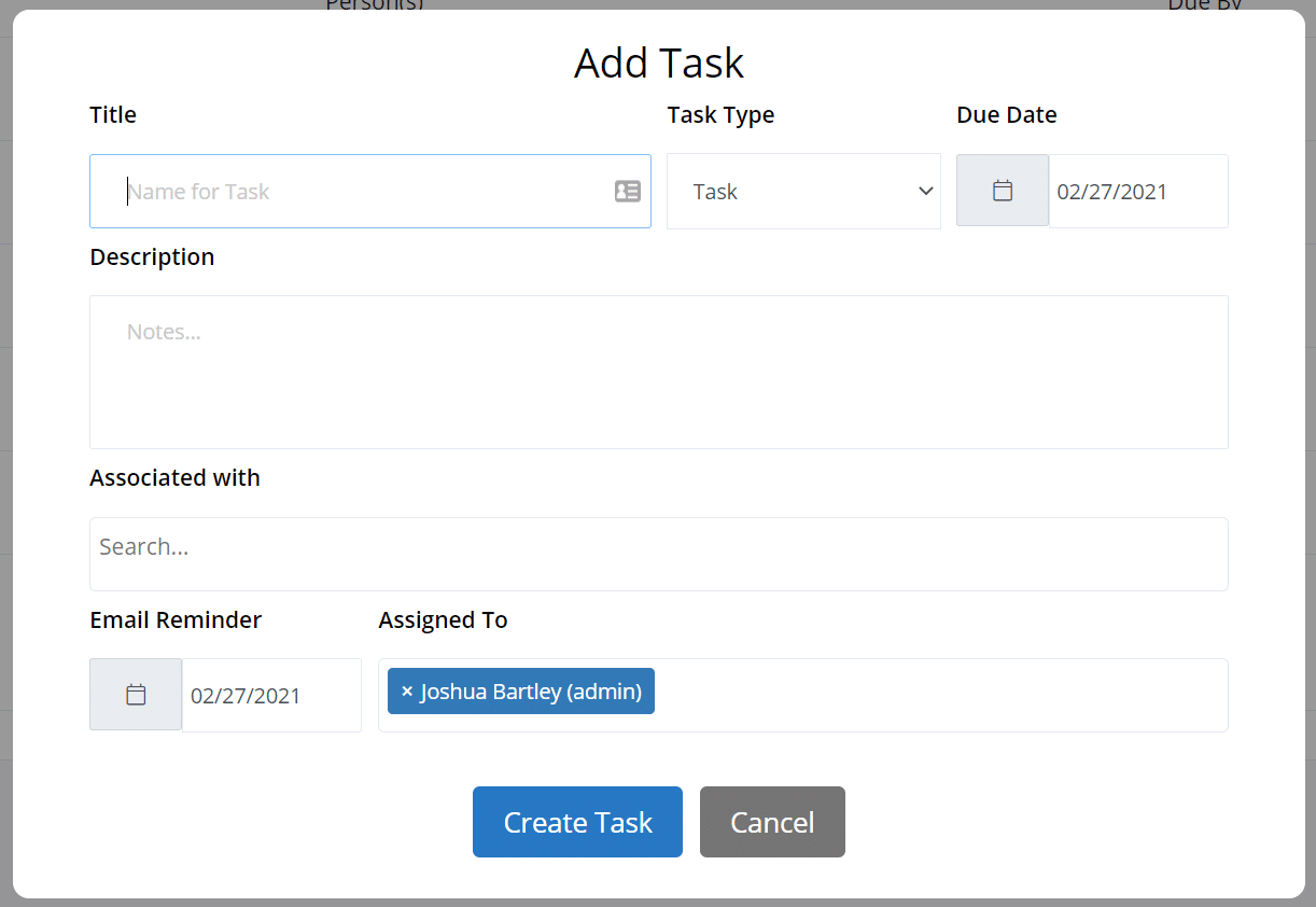 Keeping track of your tasks - Campaign Deputy